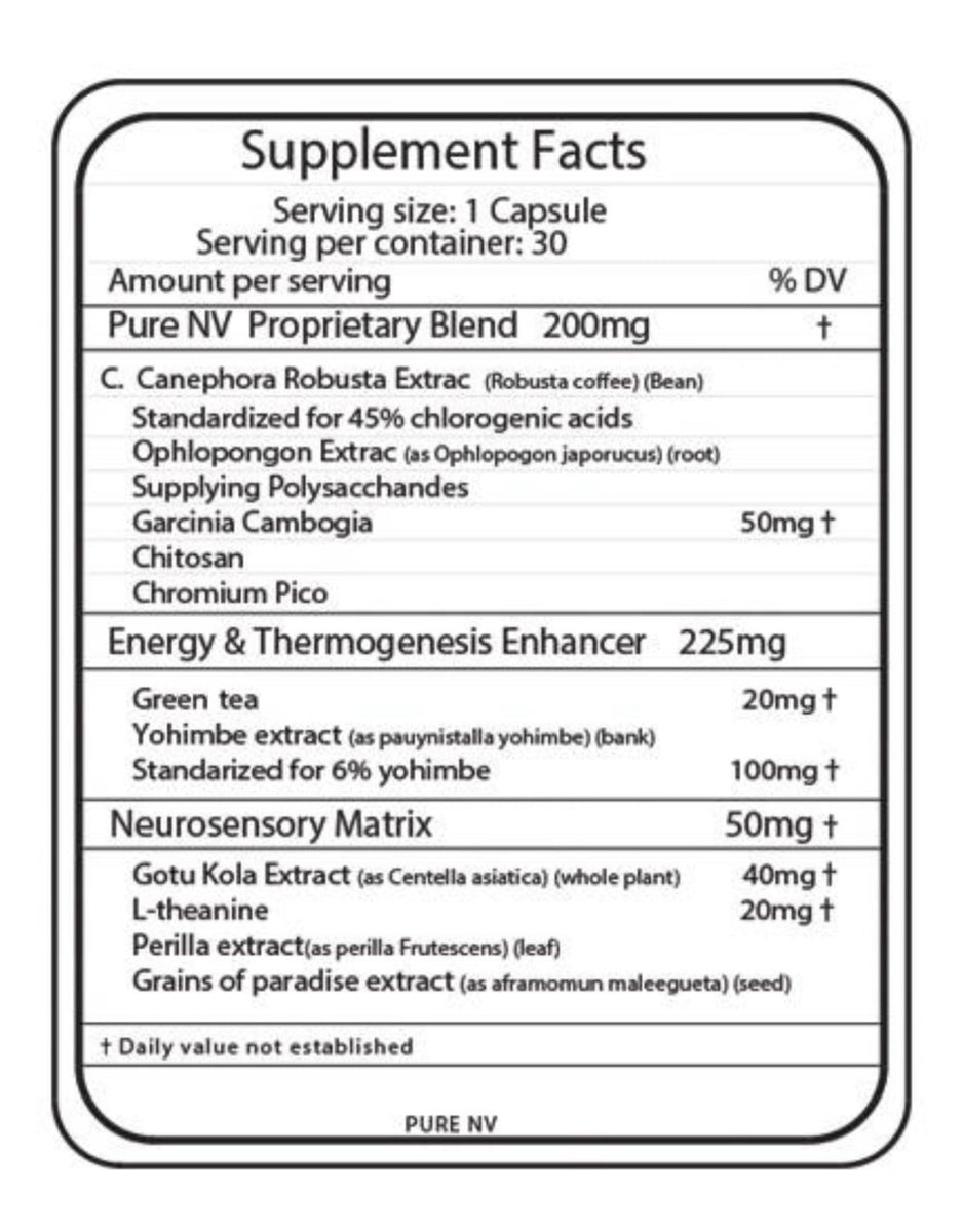 Pure NV Pills – Karina Lily Health and Beauty